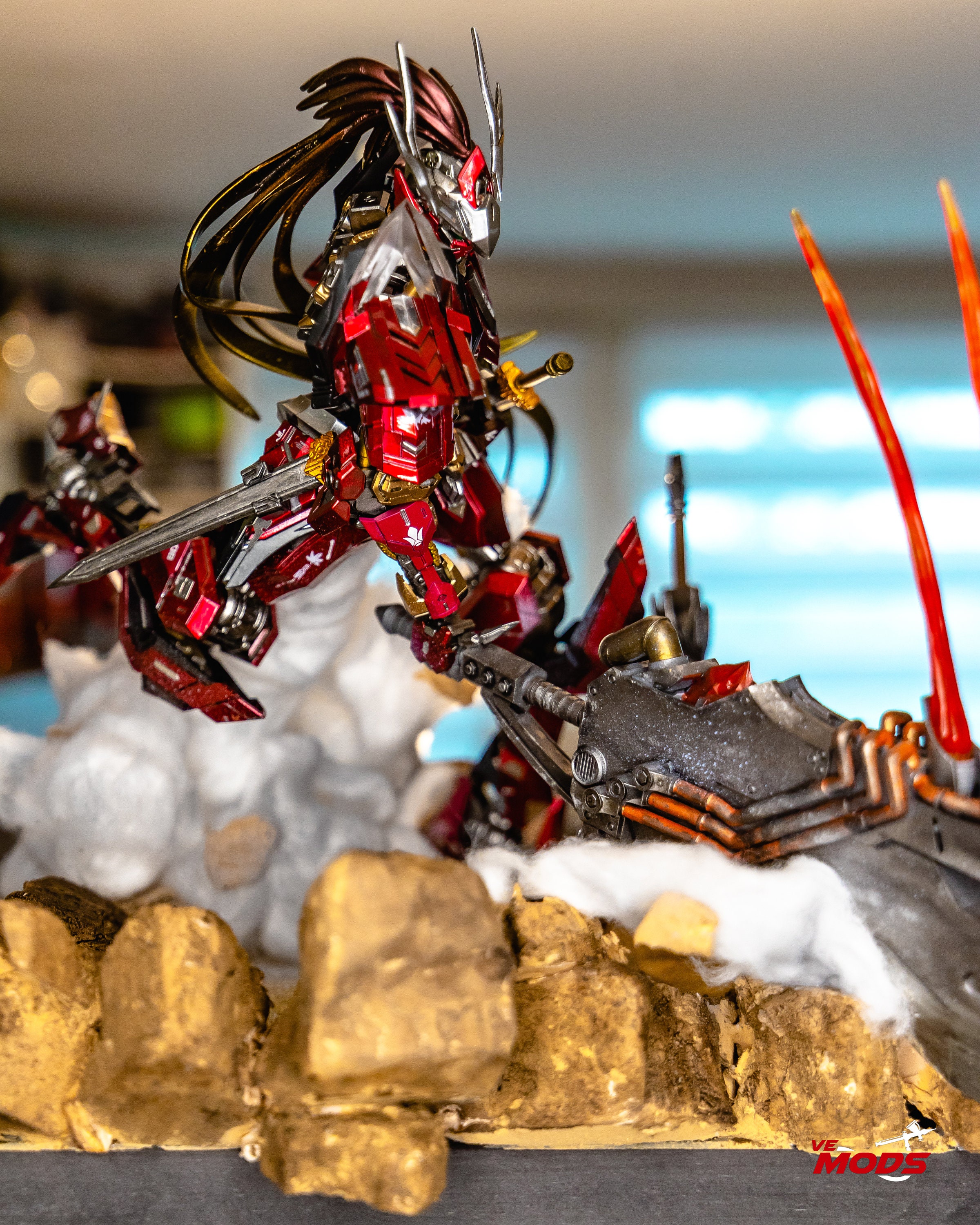 Custom MG Barbatos Gundam Ver. VEMODS. MG Barbatos + Aether Resin ...