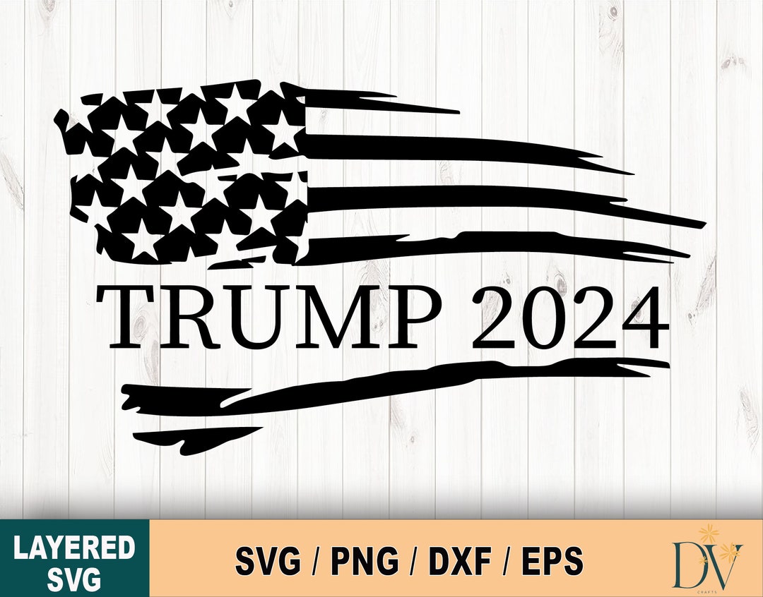 Trump 2024 Svg Trump Svg Donald Trump Svg Trump Flag Svg - Etsy México