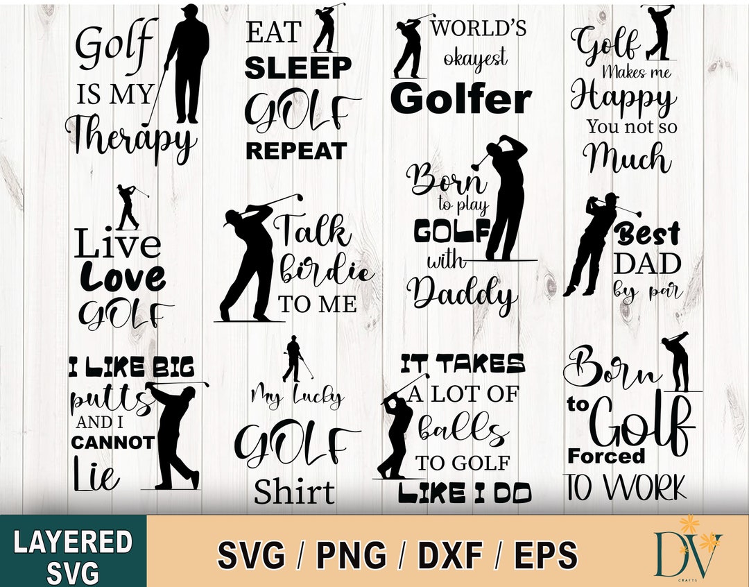 Golf SVG Bundle Golfing SVG Bundle Golfer SVG Golf Quotes - Etsy Canada