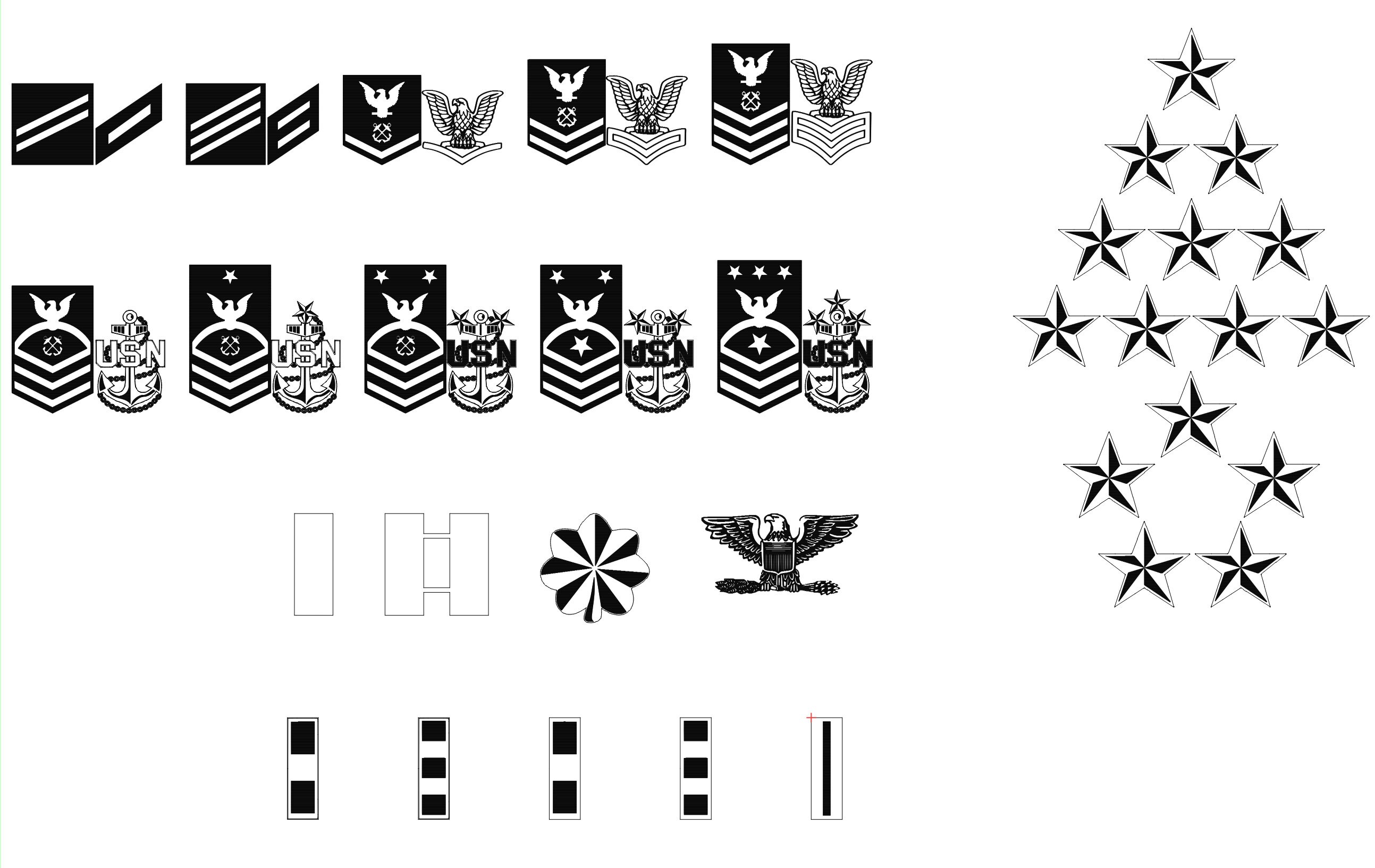 US Navy Rank SVG DXF And Lbart Files Etsy US Navy Rank SVG DXF And Lbart Files Etsy