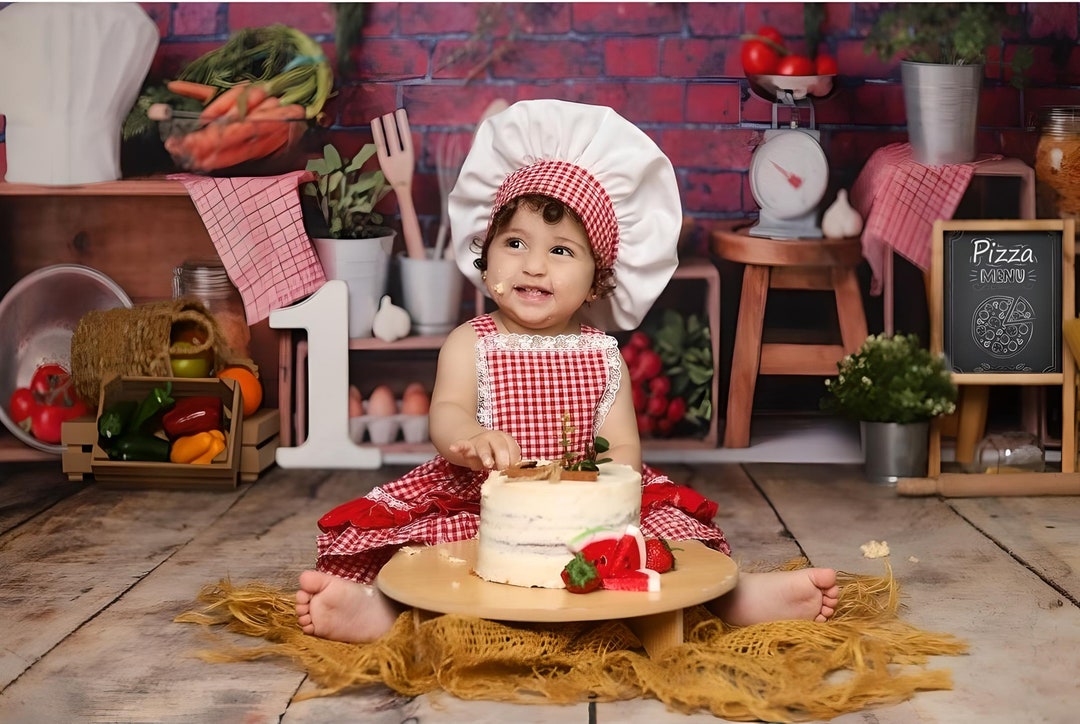 Little Chef Girl Costume for Photo Props and Birthday - First Quality ...