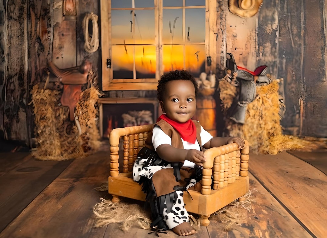 Handmade Premium Cowboy Costume for Kids - Western Theme Costume for ...