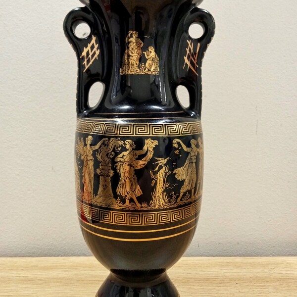 Hand Made in Greece 24k Gold Vase - Etsy