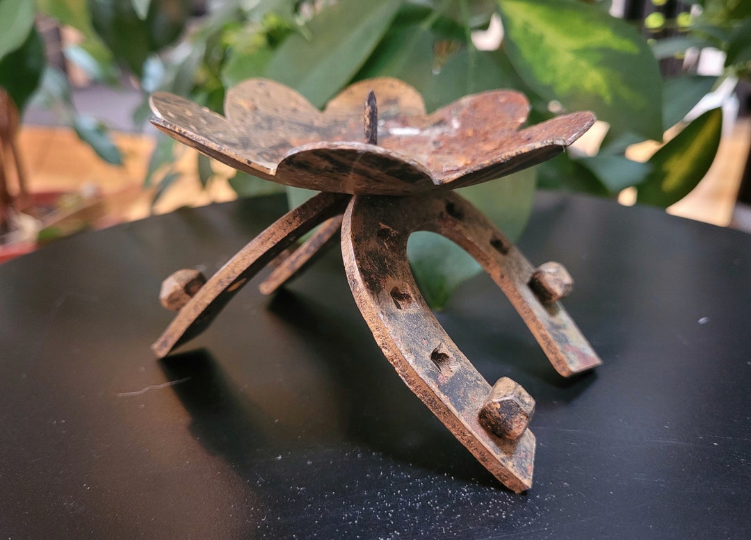Lucky Horseshoe Candlestick for Money Spells Good Luck - Etsy