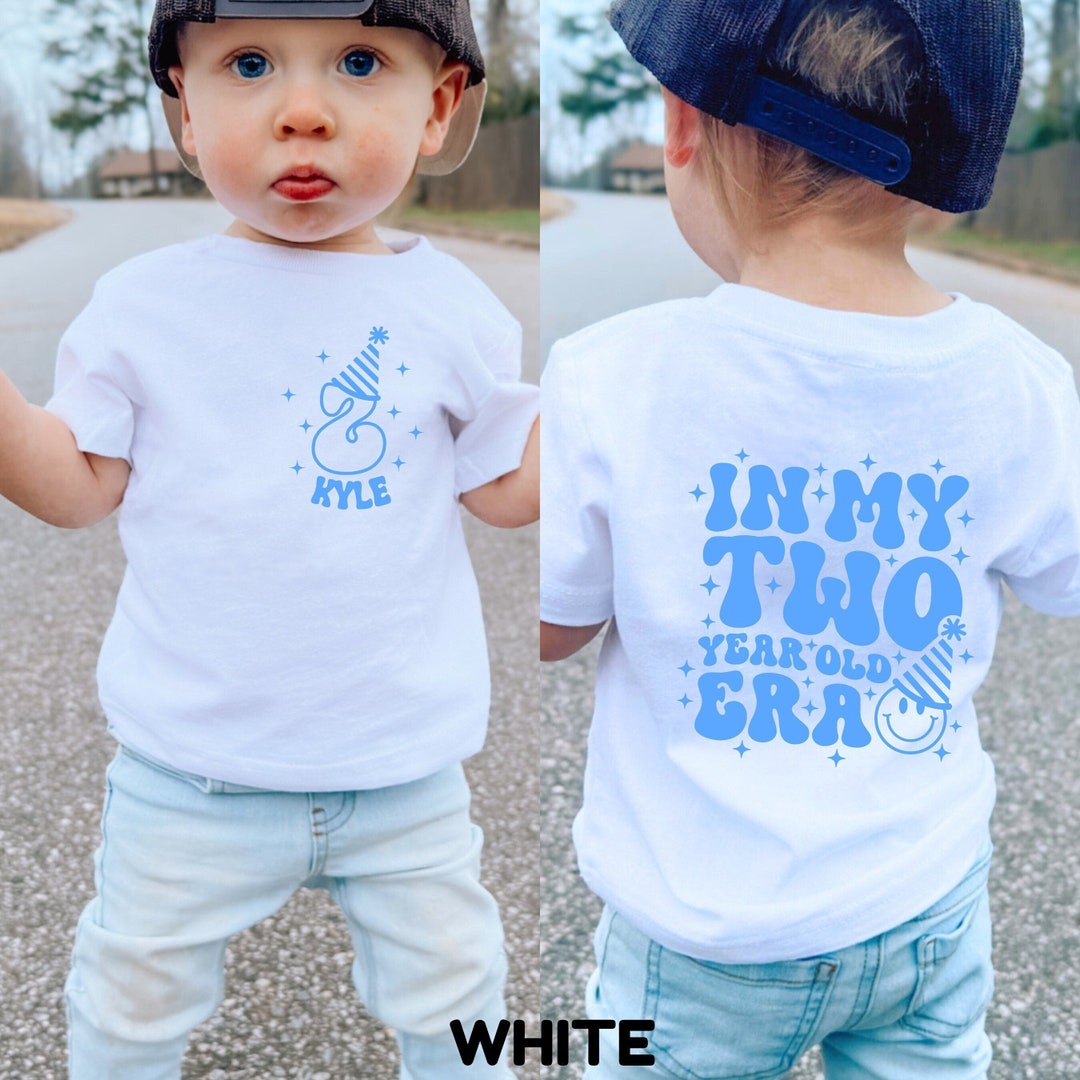 In My Two Year Old Era Shirt, Custom Birthday Boy Shirt, Boys 2nd ...