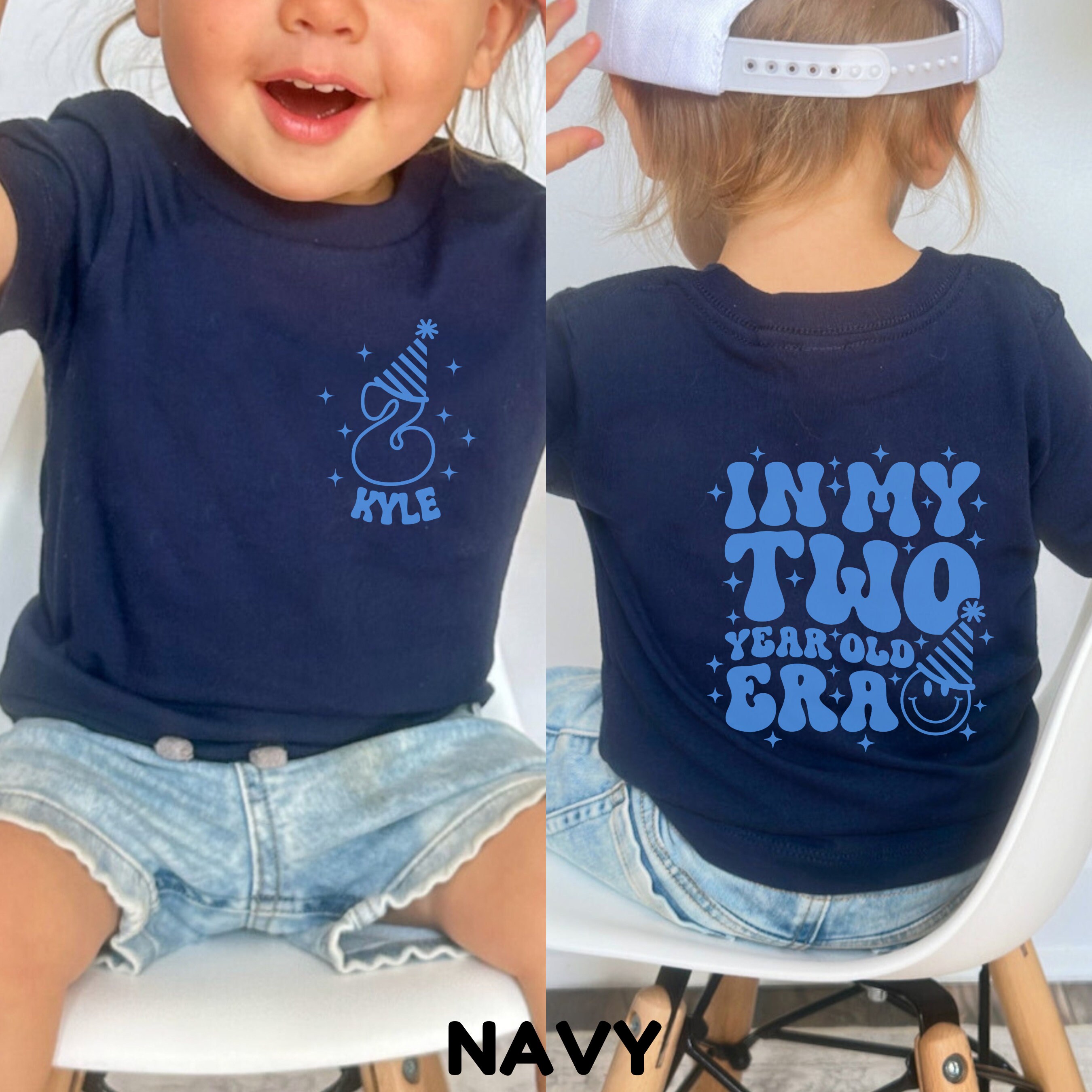 In My Two Year Old Era Shirt, Custom Birthday Boy Shirt, Boys 2nd ...