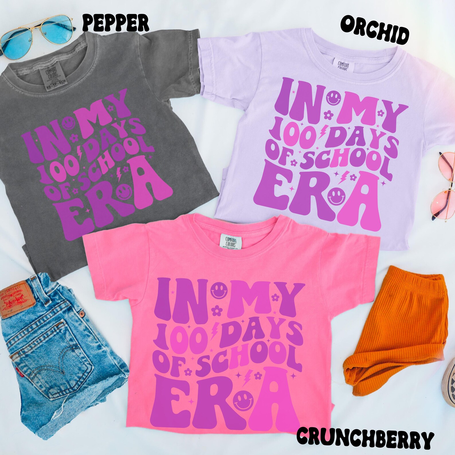 In My 100 Days of School Era 100 Days of School Shirt Girls 100 Days of ...