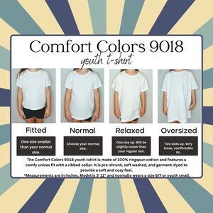 Kids Comfort Colors Custom in My Four Year Old Era Shirt, Custom 4th ...