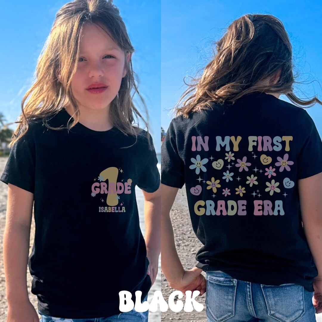 In My First Grade Era Shirt, First Grade Shirt, Kids Comfort Colors ...