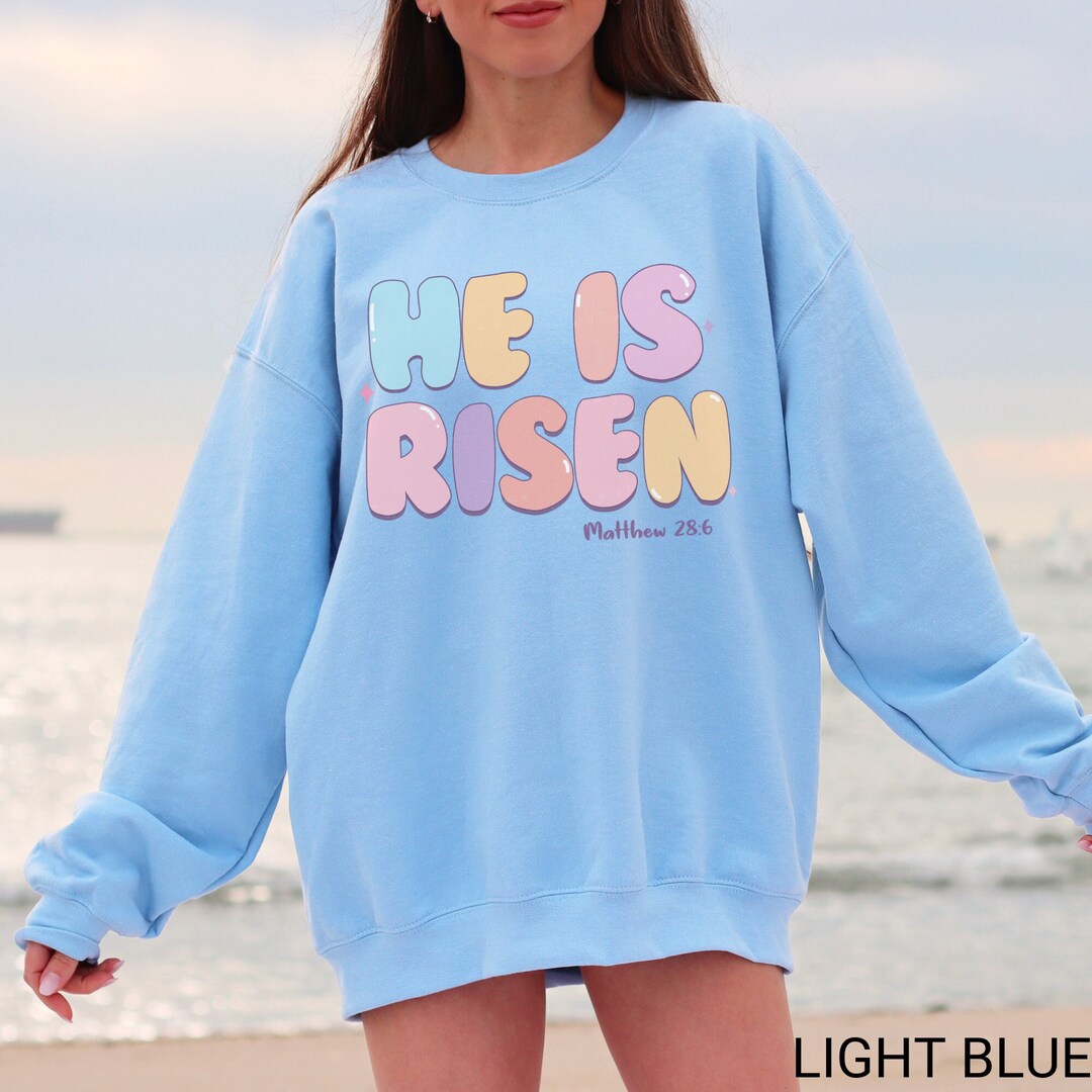Bible Verse Sweatshirt,christian Easter Shirt,faith Religious ...