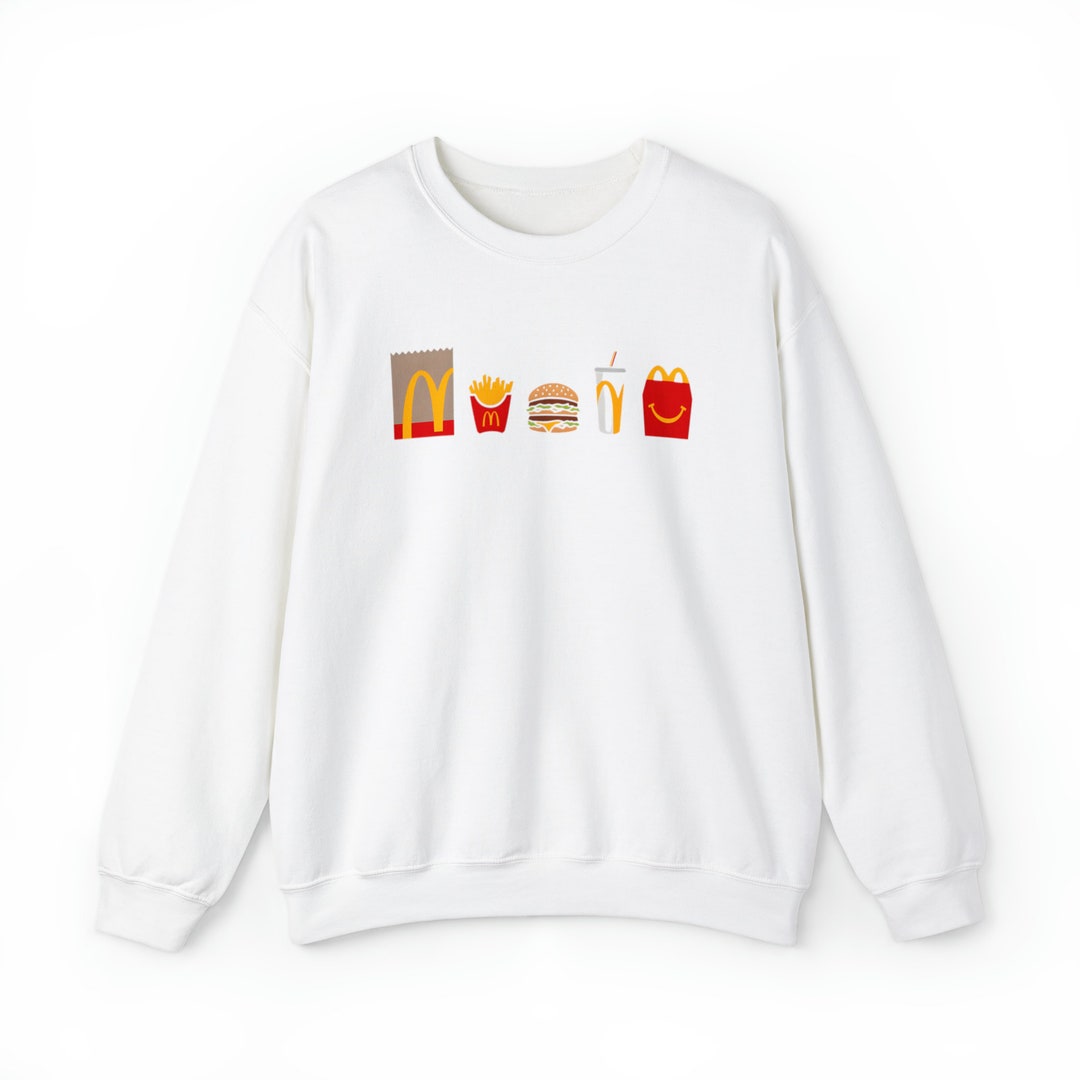 Mcdonald's Merchandise Cotton Sweatshirt, Unisex Fast Food Shirt, Big ...