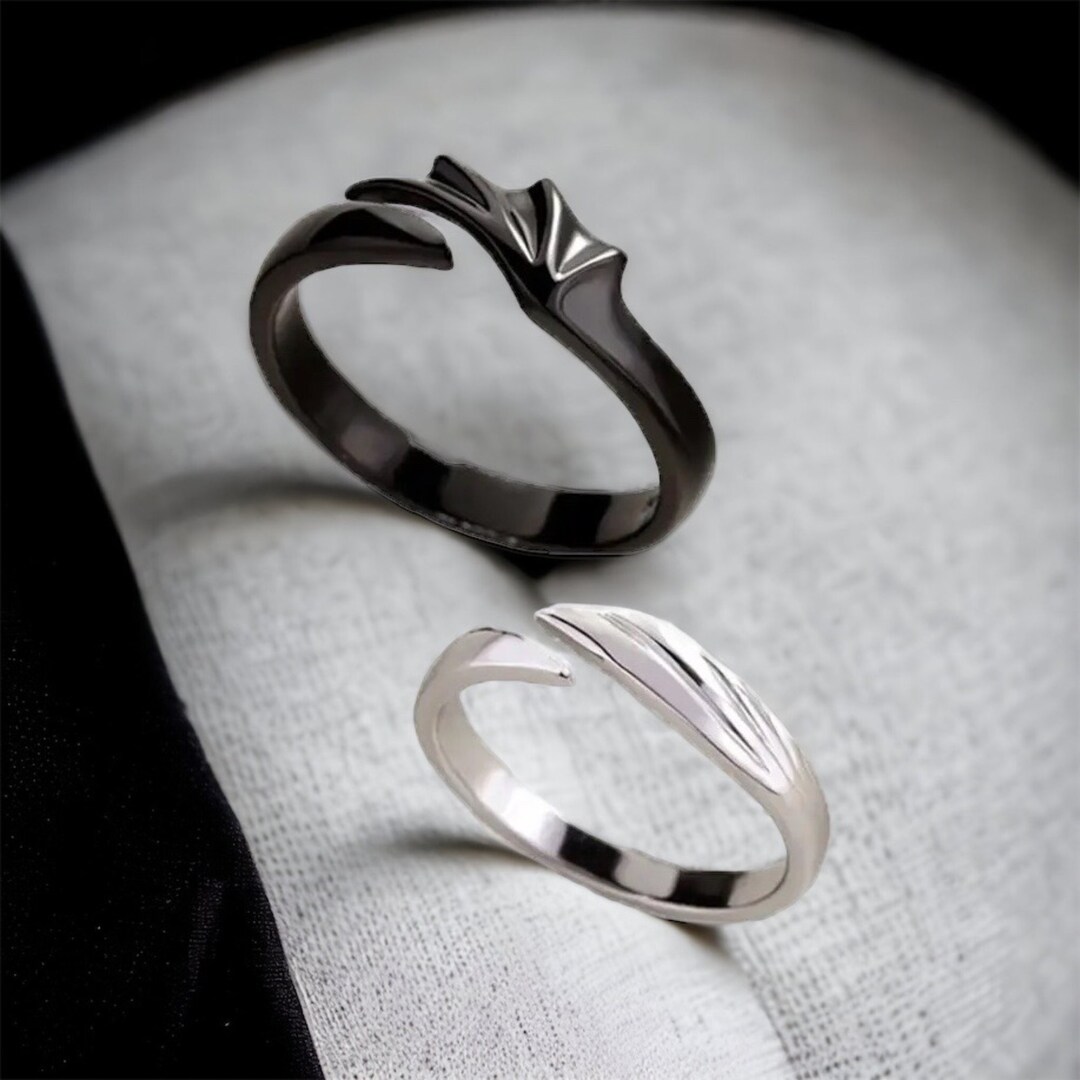 Couples Dragon Wing Rings Promise Ring Engagement Ring - Etsy Canada