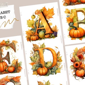 Pumpkin Alphabet Letters Clipart Png, Autumn Pumpkin Clipart Wedding ...