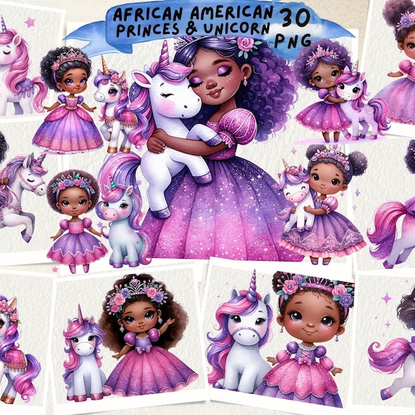 African American Princess Clipart - Etsy