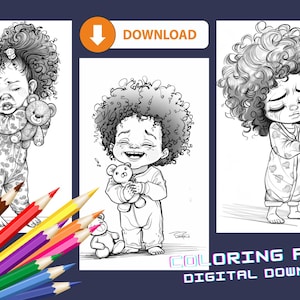 Cute African American Baby Coloring Pages, Pajamas African American ...