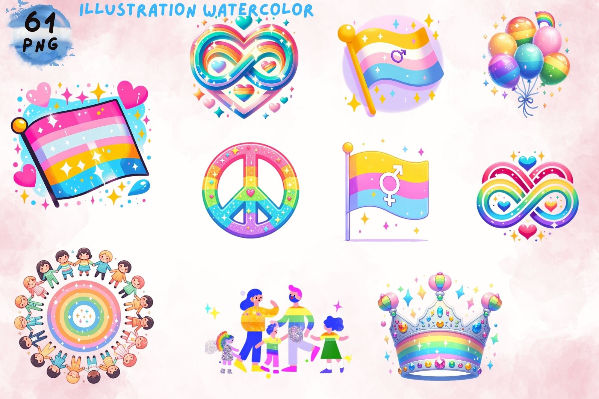 LGBT Pride Clipart, Gay Pride Png, Lesbian, Rainbow, Lgbt Quote ...