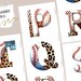 Baseball Leopard Alphabet Letters, Baseball Alphabet, Alphabet ...