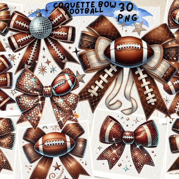 Coquette Football Clipart , Coquette Bow, Football, Pink Coquette ...