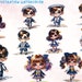 Chibi Teacher Clipart: Back to School Friends (PNG) - Etsy