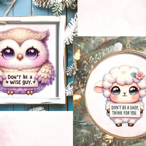 Funny DON'T BE Animal Clipart, Ideal for an Engaging and Humorous Set ...