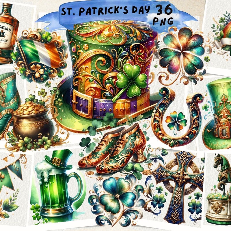 St Patricks Clip Art - Etsy
