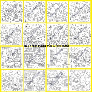 Cozy Muslim Girl Coloring Book for Kids – Modest Outfits, Hijab Fashion ...