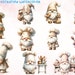 Baker Gnome Watercolor Clipart, Gnome Pastry Chef Clipart, Chef Gnome ...
