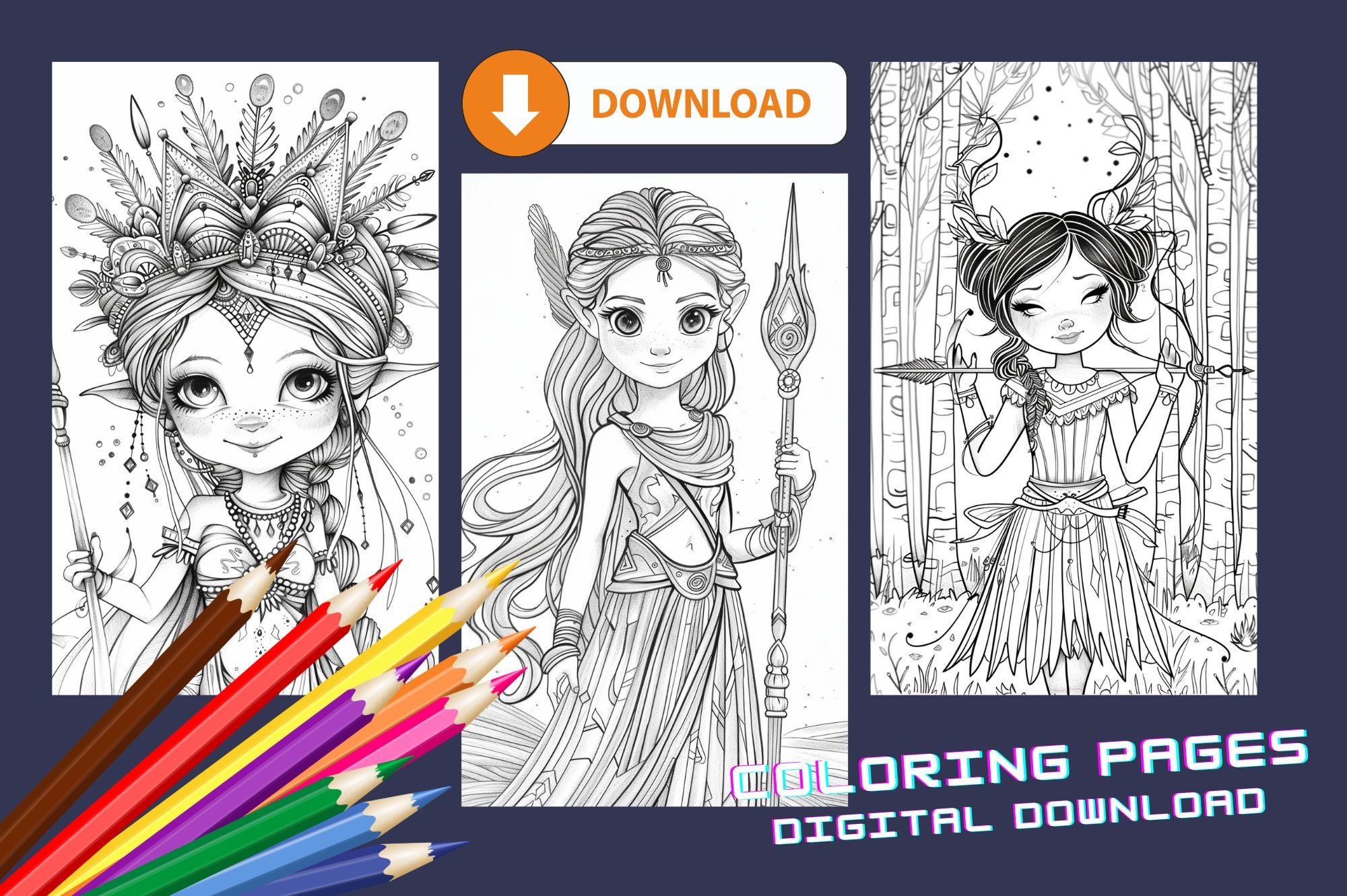 Goddess Artemis Greek Coloring Pages, Cute Goddess Greek Mythology ...