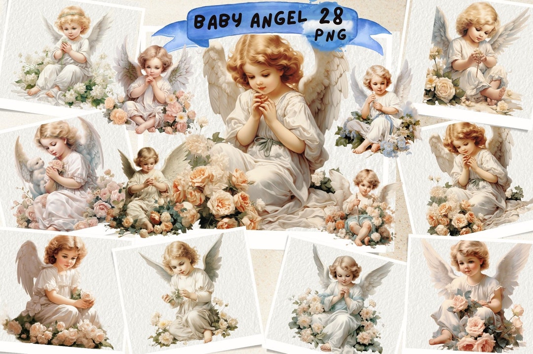 Baby Angel Clipart, Baby Girl Angel, Baby Angles, Baby Shower ...