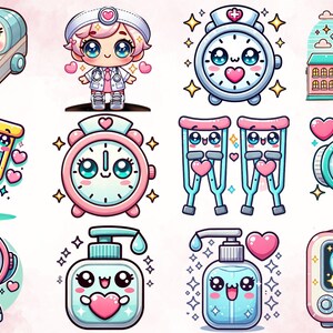 Kawaii Nurse Clipart, Cute Medical Profession, Adorable Nurse ...