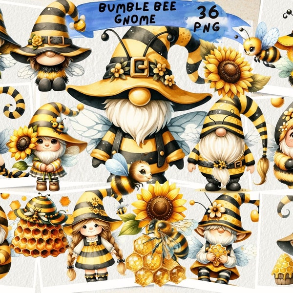 Bumble Bee Gnome - Etsy