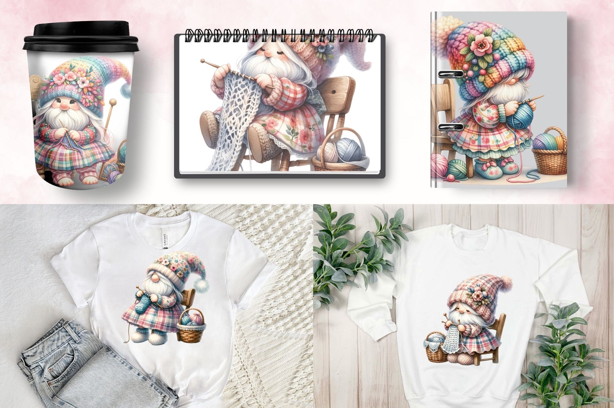 Nurse Doctor Gnomes Clipart, Doctor Gnomes Clipart, Medical Gnomes ...