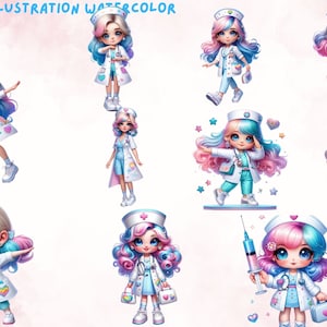 Doctor and Nurse Clipart, Cute Nurse, Medical Clipart, Healthcare ...