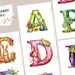 Fruits and Vegetables Alphabet Clipart Vegetables Letters - Etsy