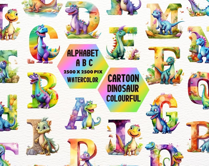 Dinosaur Letters PNG Dinosaur Alphabet Individual Letters Clipart ...