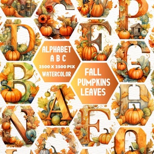 Pumpkin Alphabet Letters Clipart Png, Autumn Pumpkin Clipart Wedding ...