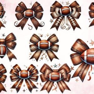 Coquette Football Clipart , Coquette Bow, Football, Pink Coquette ...