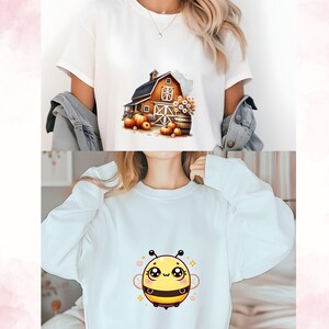 Kawaii Spring Clipart. Cute Flowers, Animals, Rainbows, Bunny, Bee ...