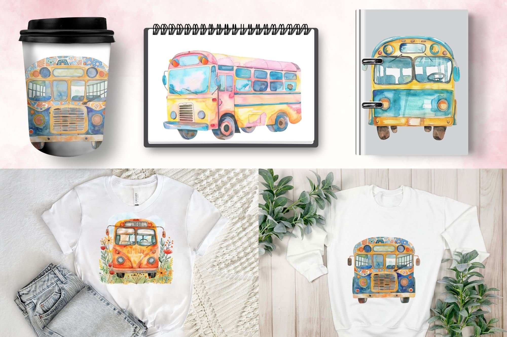 Back to School Bus Clipart, School Bus Driver Design Download, Back to ...