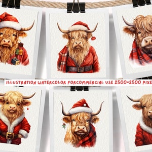 Highland Cow PNG, Cute Cow Sublimation, Western Clipart, Digital ...