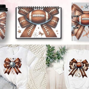 Coquette Football Clipart , Coquette Bow, Football, Pink Coquette ...