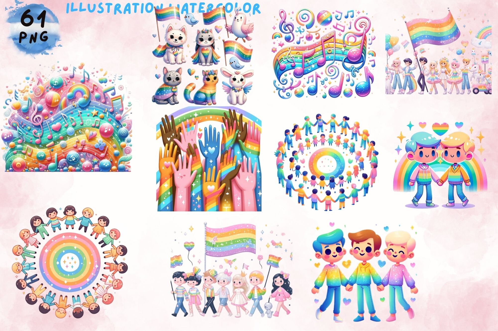 LGBT Pride Clipart, Gay Pride Png, Lesbian, Rainbow, Lgbt Quote ...