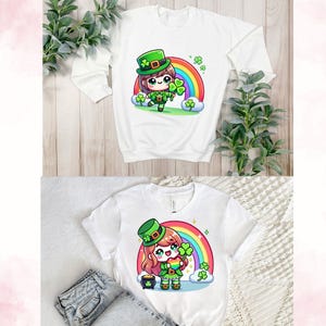 Lucky St Patricks Day Clipart Set, Cute St Patty's Day PNG, Shamrock ...