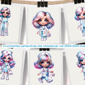 Doctor and Nurse Clipart, Cute Nurse, Medical Clipart, Healthcare ...