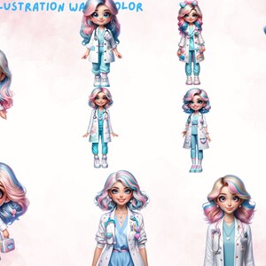 Doctor and Nurse Clipart, Cute Nurse, Medical Clipart, Healthcare ...