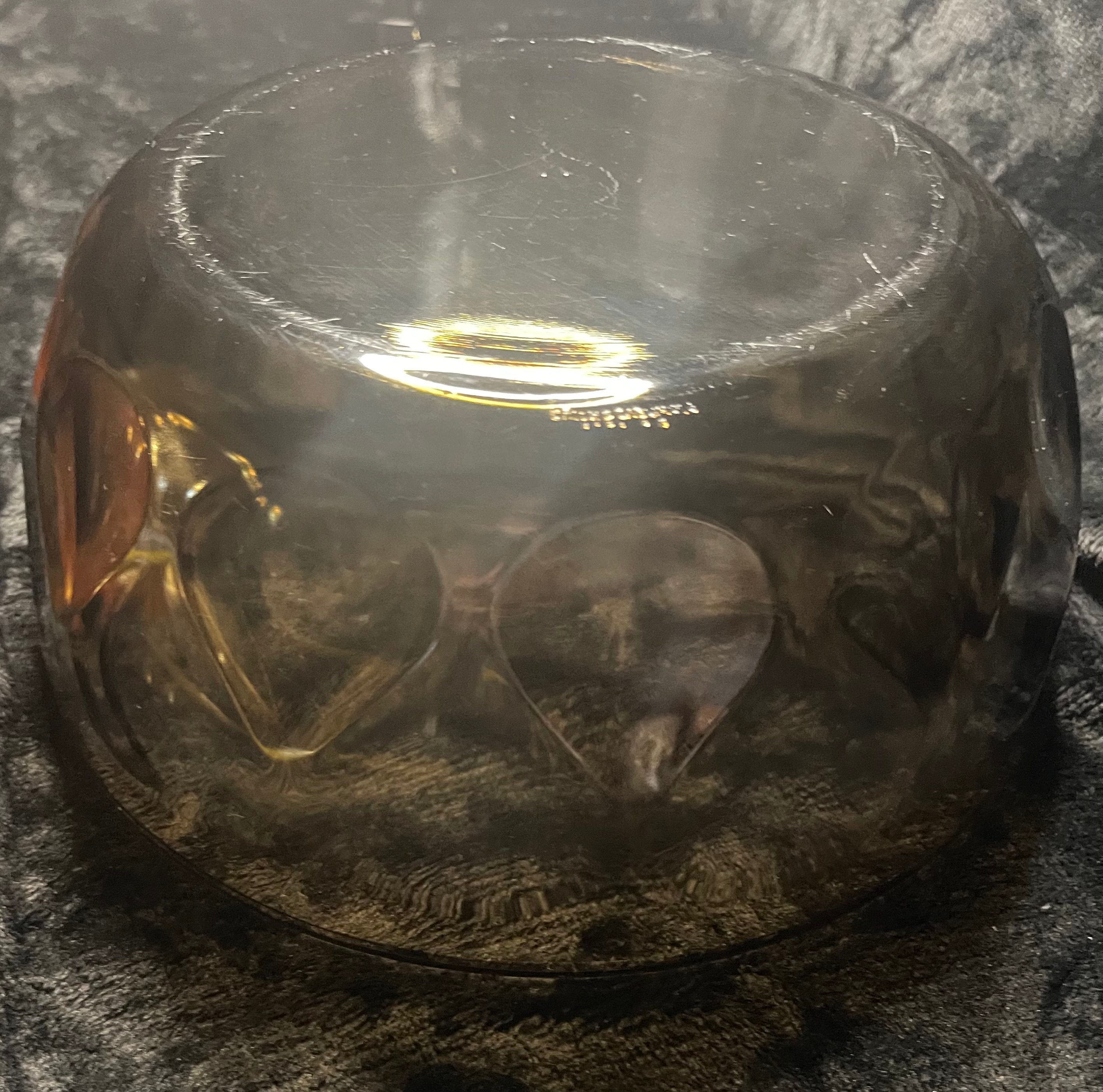 Vintage Pyrex Ovenware Teardrop Dimple Amber Glass Serving - Etsy