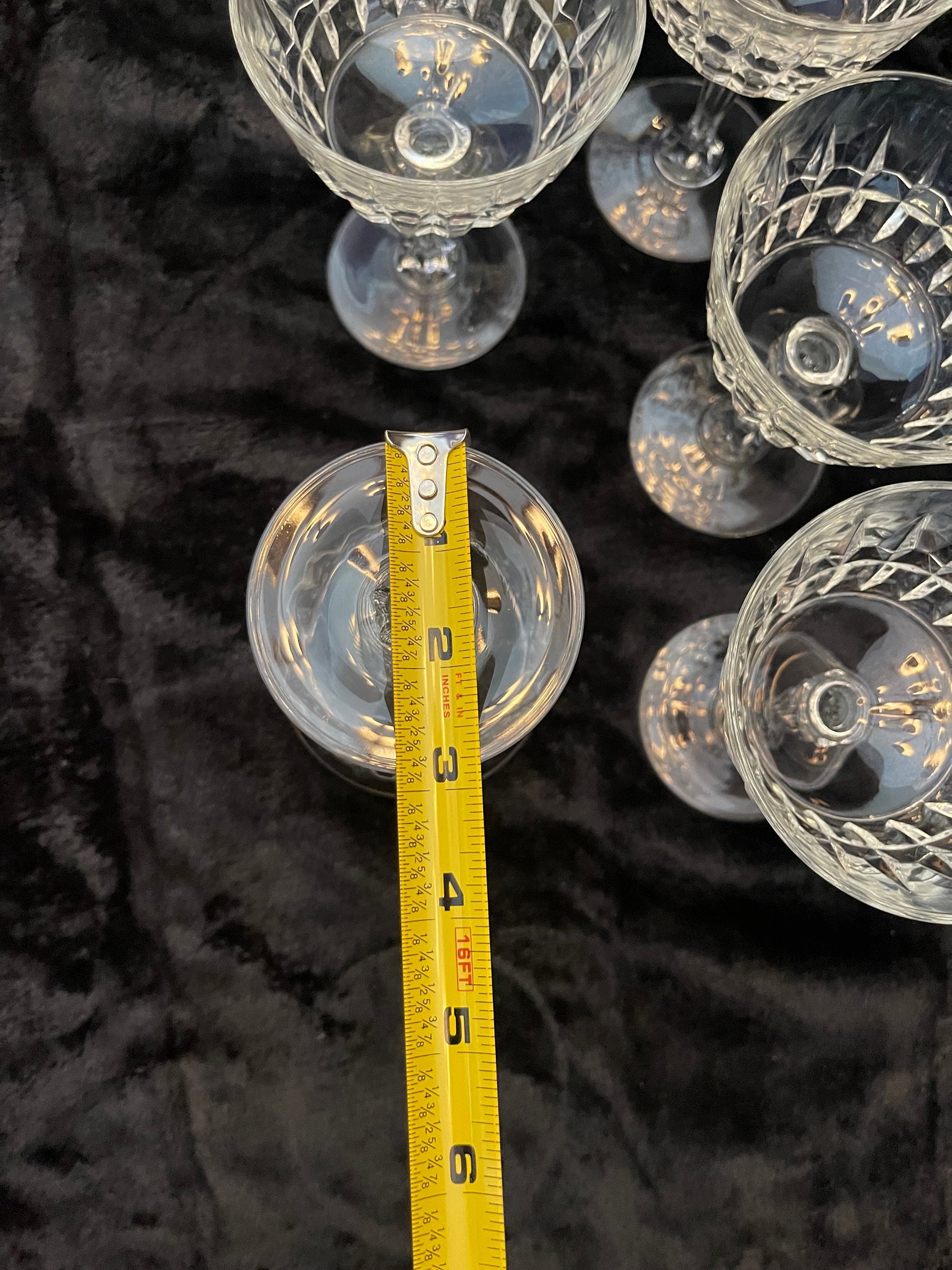 Vintage Crystal Stemware - Champagne/dessert Glasses From Cristal D'arques: Durand Collection - Etsy