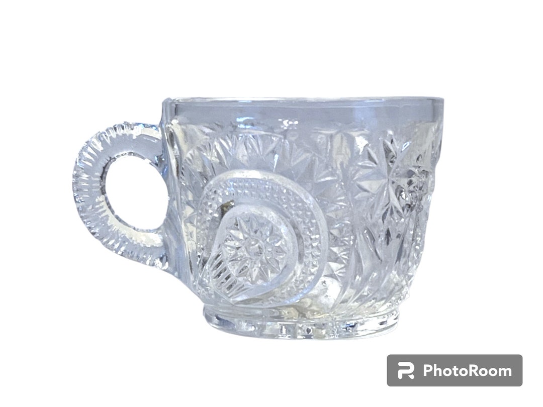 Punch Cup, Pinwheel & Stars Pattern by Smith Glass, Punch Bowl Cup - Etsy