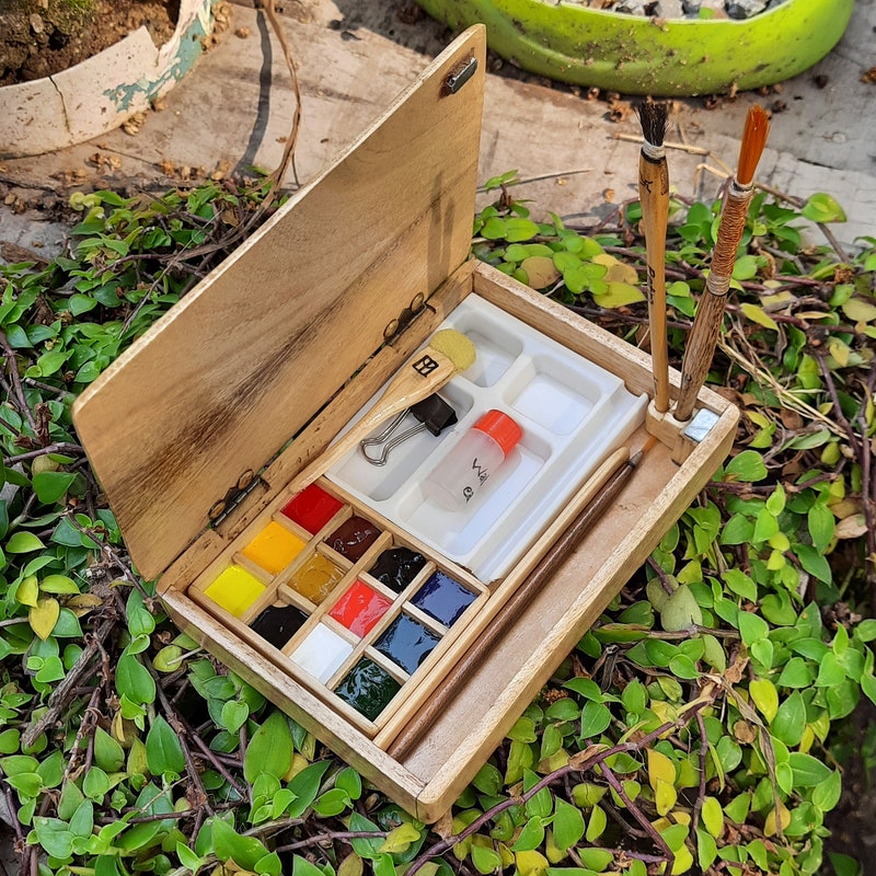 Watercolor Paint Box - Etsy