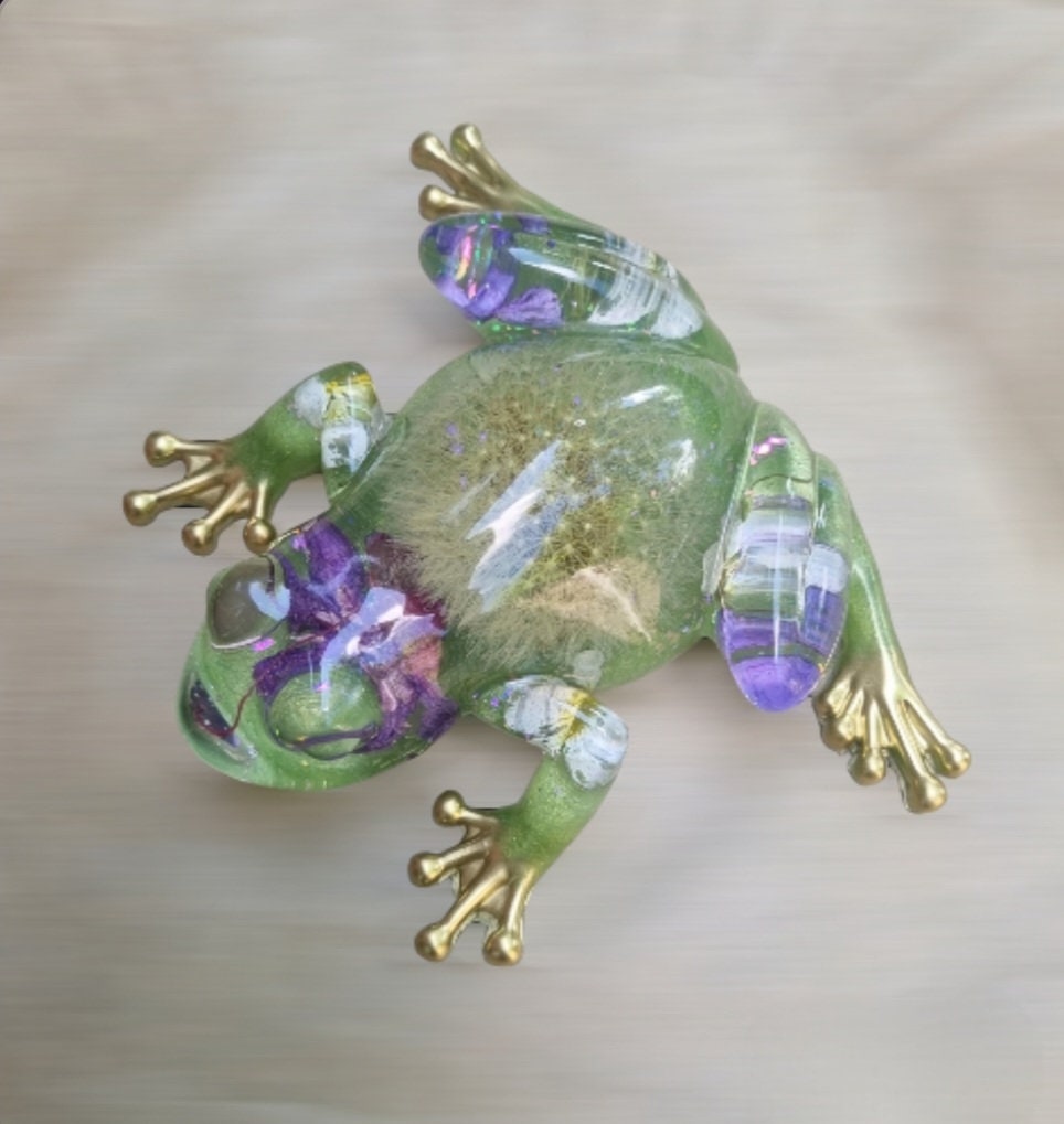 Dandelion "kiss A Frog & Make A Wish" Ornament - Etsy UK